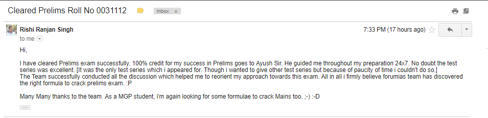 UPSC IAS Toppers Answer Copies/sheets | ForumIAS