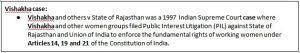 Vishakha Guidelines -ForumIAS Blog