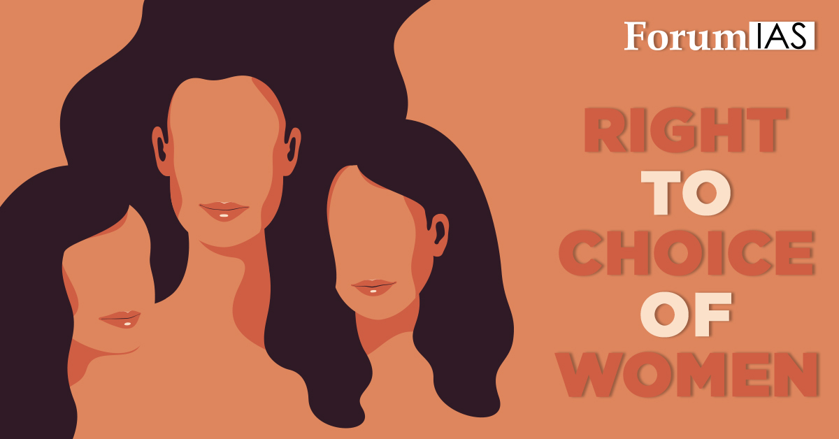 What is a women's right to choose? -ForumIAS Blog