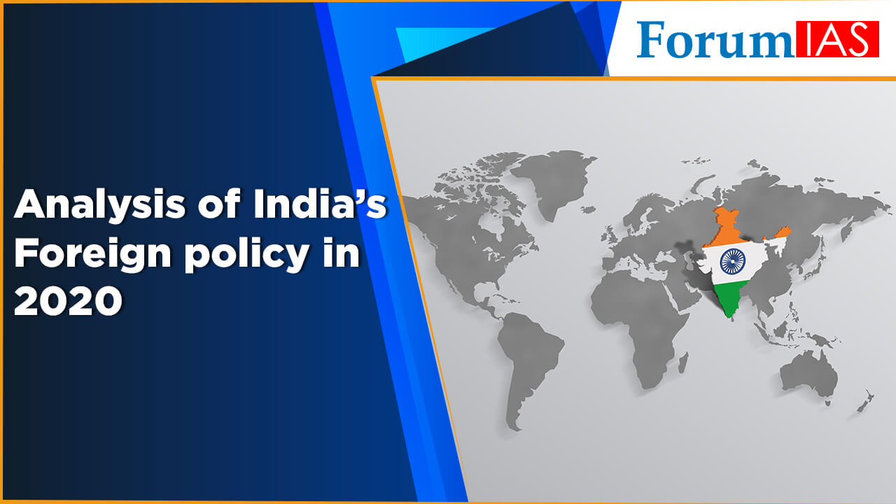 Analysis of India’s Foreign policy in 2020
