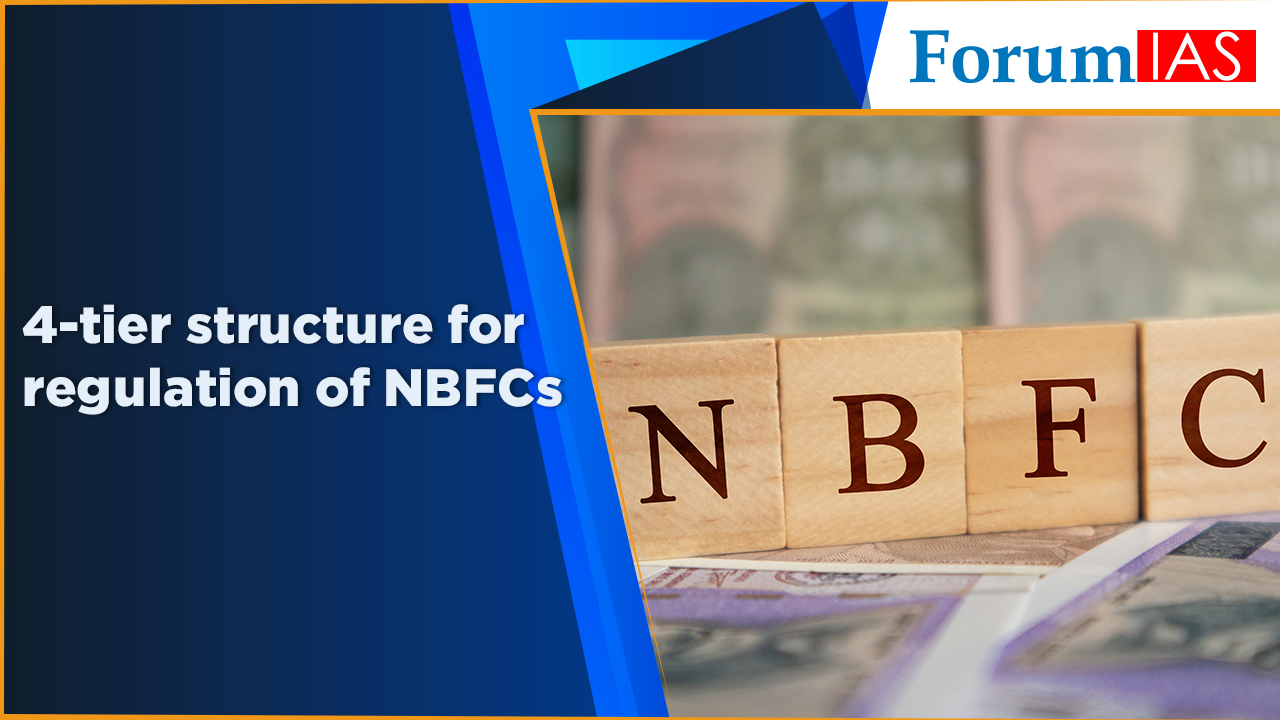 4-tier structure for regulation of NBFCs| ForumIAS Blog