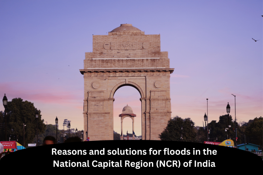 Reasons and solutions for floods in the National Capital Region (NCR ...
