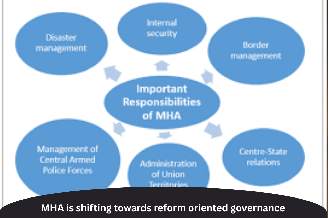 MHA is shifting towards reform oriented governance – Free UPSC IAS ...
