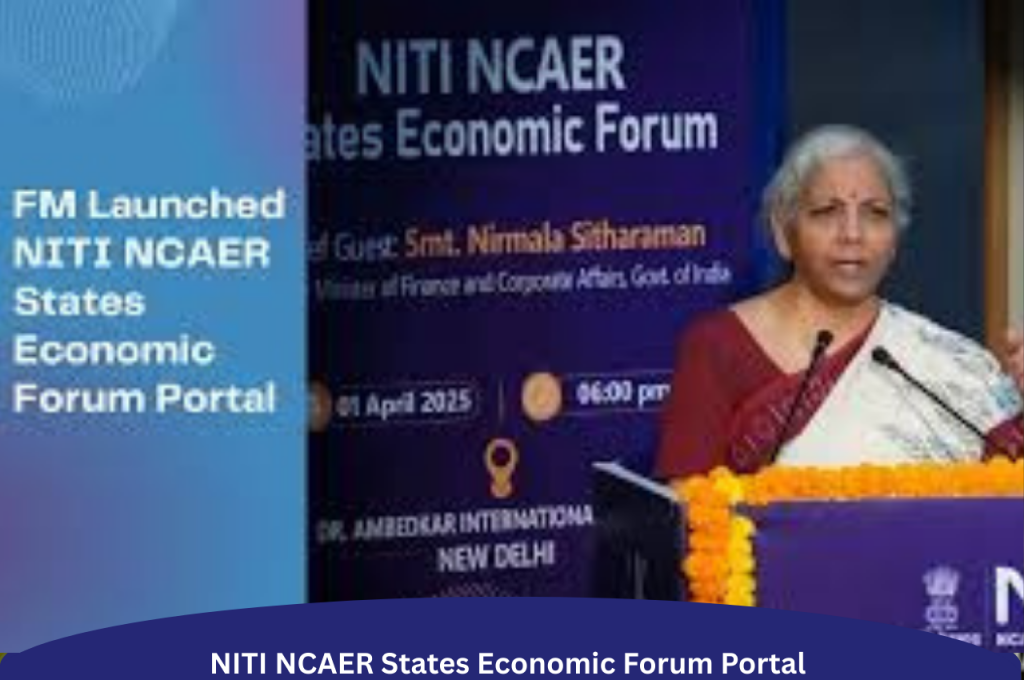 NITI NCAER States Economic Forum Portal |ForumIAS